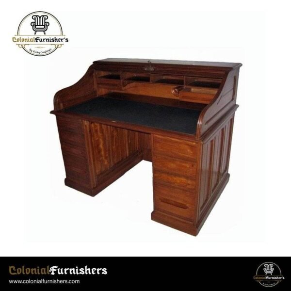 Colonial Roll-Top Writing Desk - colonialfurnishers.com